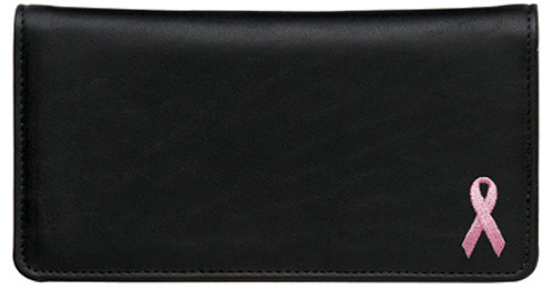 Pink Ribbon Leather Cover - Checks SuperStore