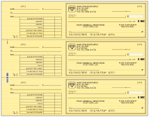 Yellow Safety Desk Checks - Checks SuperStore
