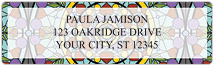 Stained Glass Address Labels - Checks SuperStore