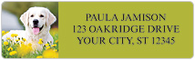 Golden Retriever Address Labels - Checks SuperStore